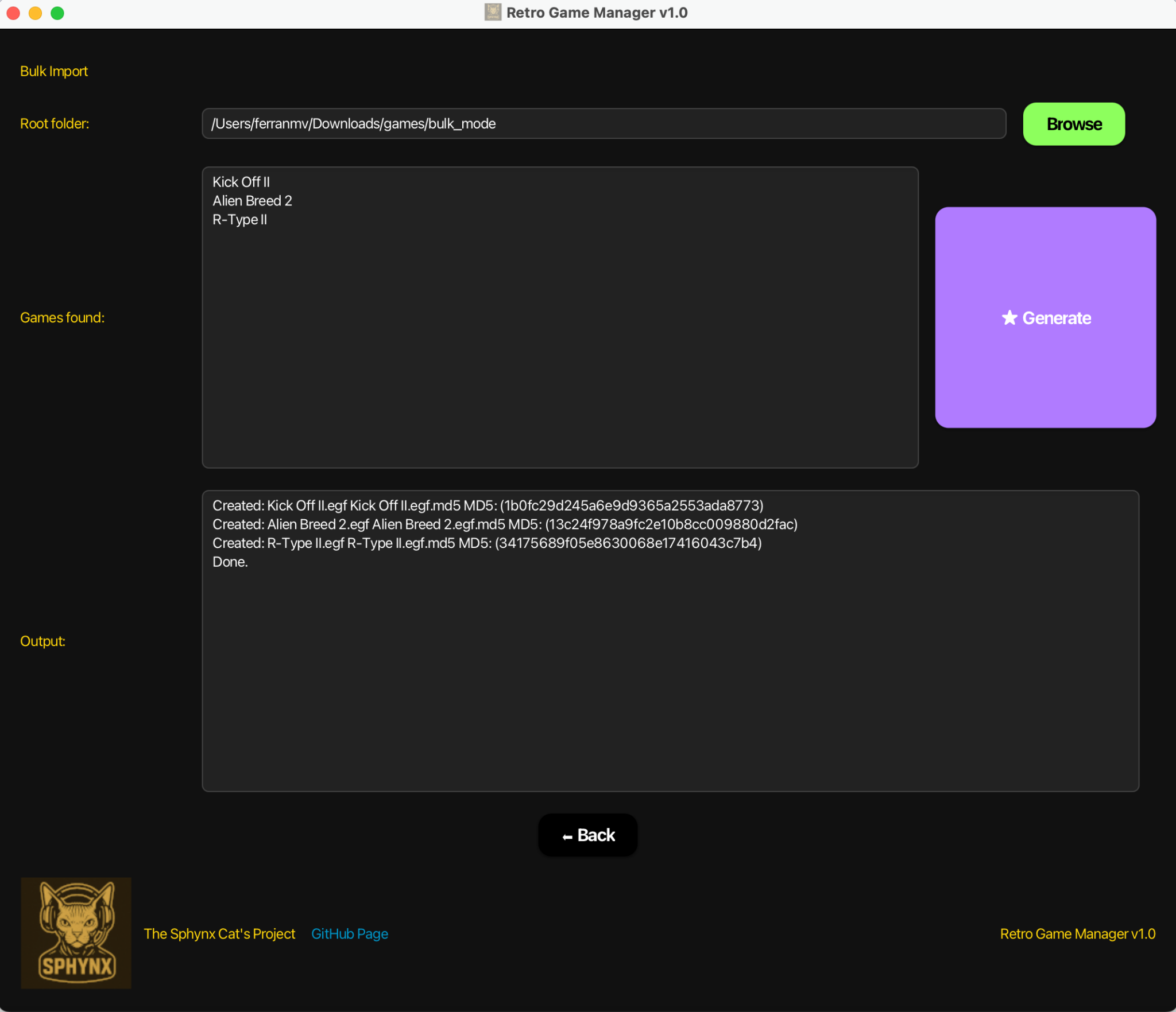 Game Database
