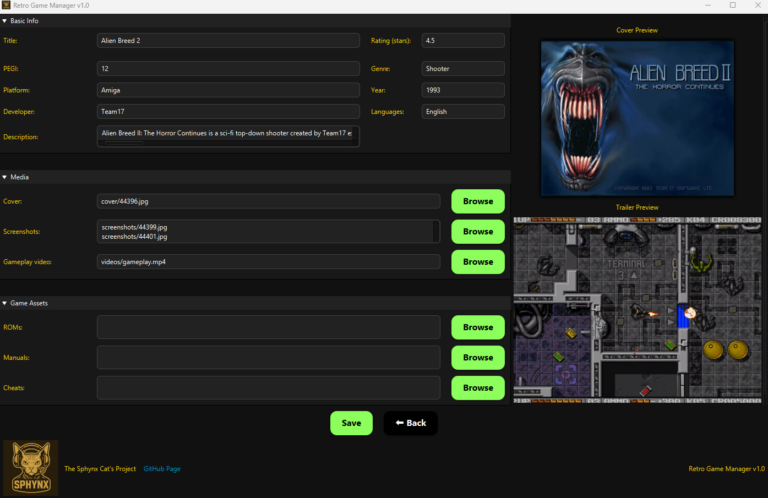 Game Database